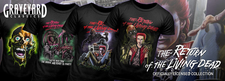 Horror T-shirts and Cult Apparel - Graveyard Classics
